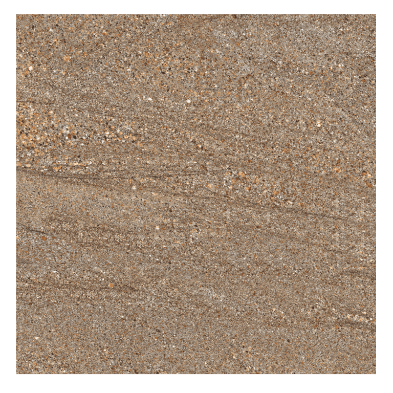 Beige Stone Look Tile - River Stone Brown | Porcelain - Ramirro