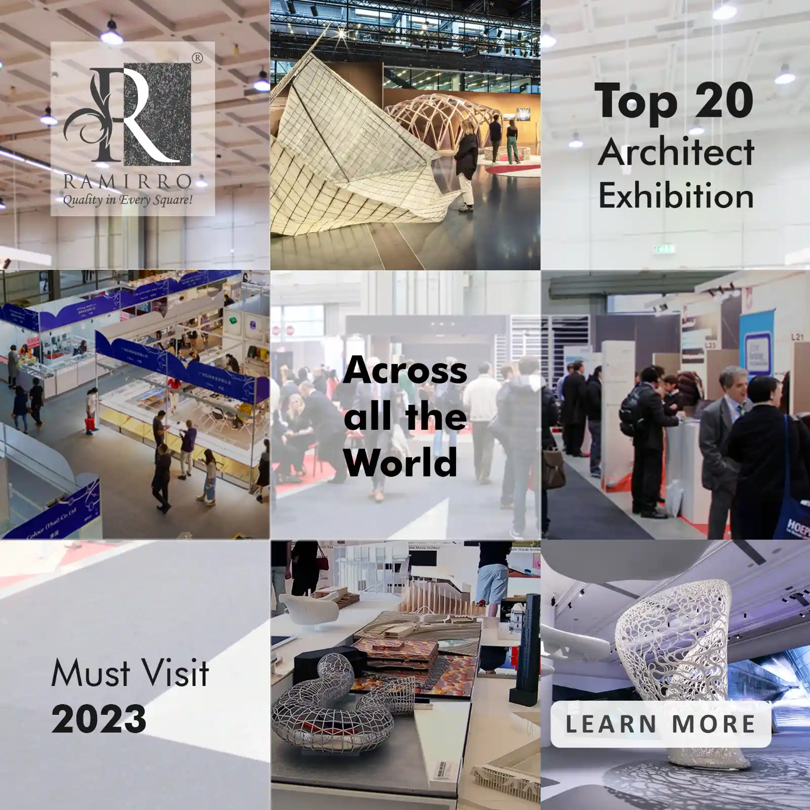 Top 20 Architect Exhibition Places expanding your Creativity - 2023