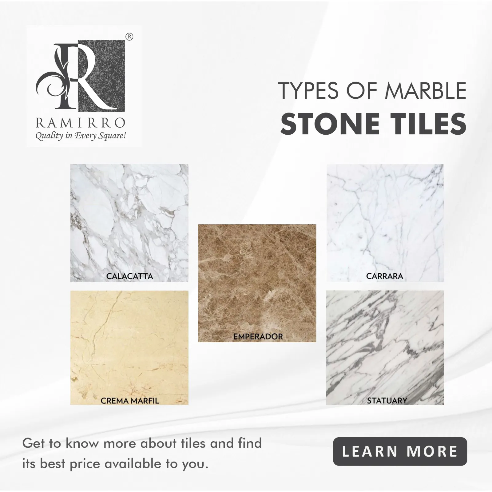 80+ Types of Marble & natural stone | Origin, Color, Veins & more