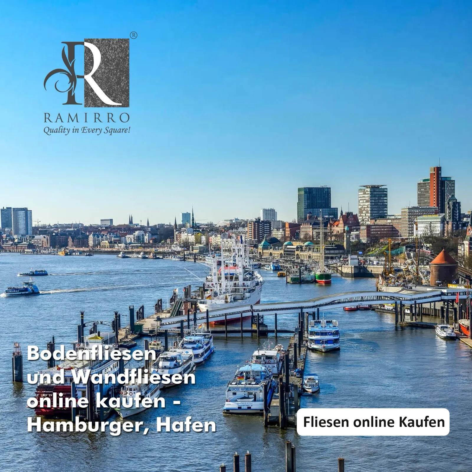 Bodenfliesen und Wandfliesen online kaufen - Hamburg, Hafen | Fliesen ...