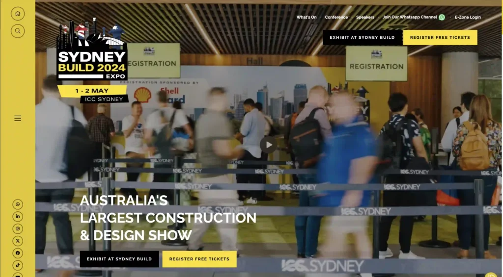 Sydney Build Expo 2025: ICC Sydney Construction & Tiles Exhibition