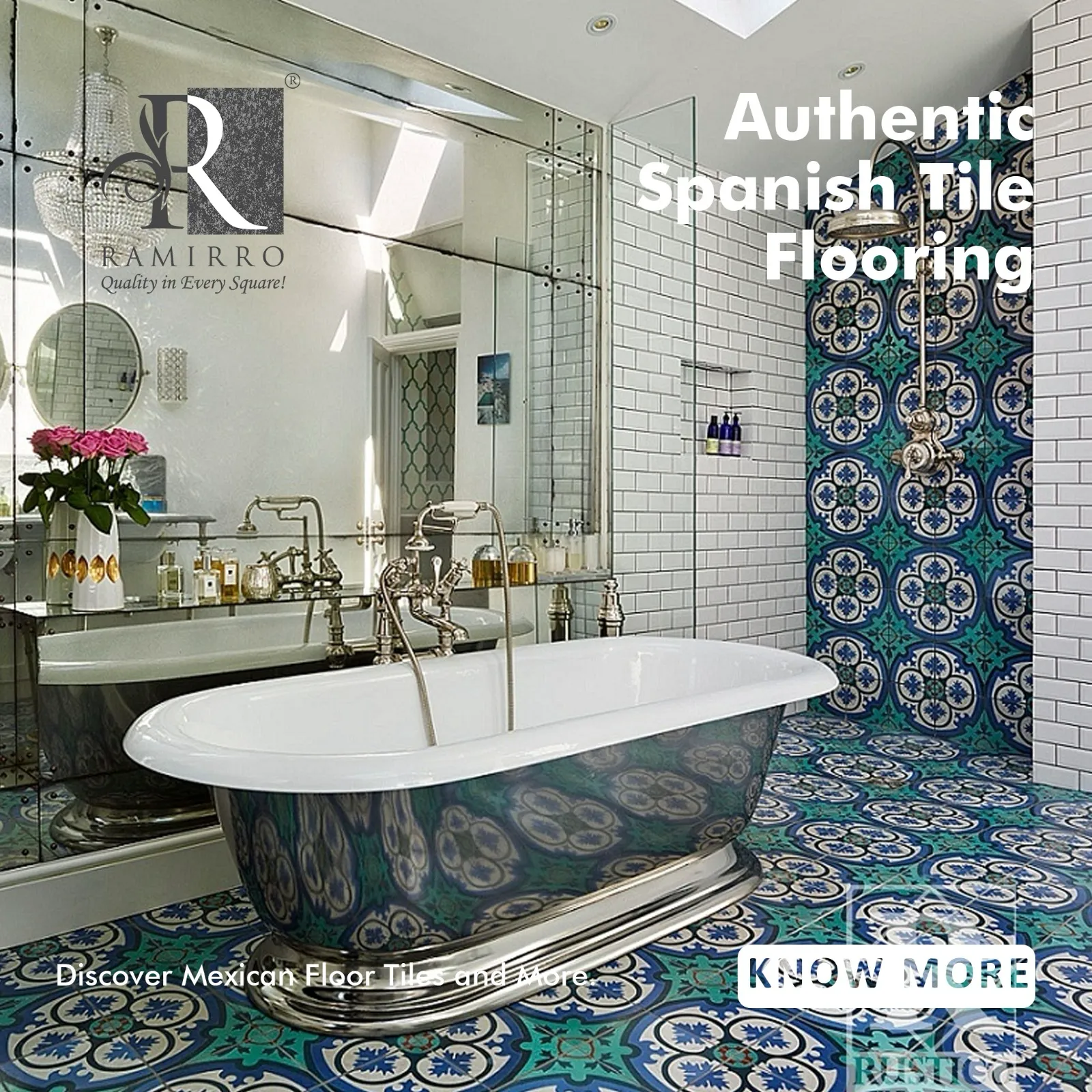 Authentic Spanish Tile Flooring: Discover Mexican Floor Tiles and More ...
