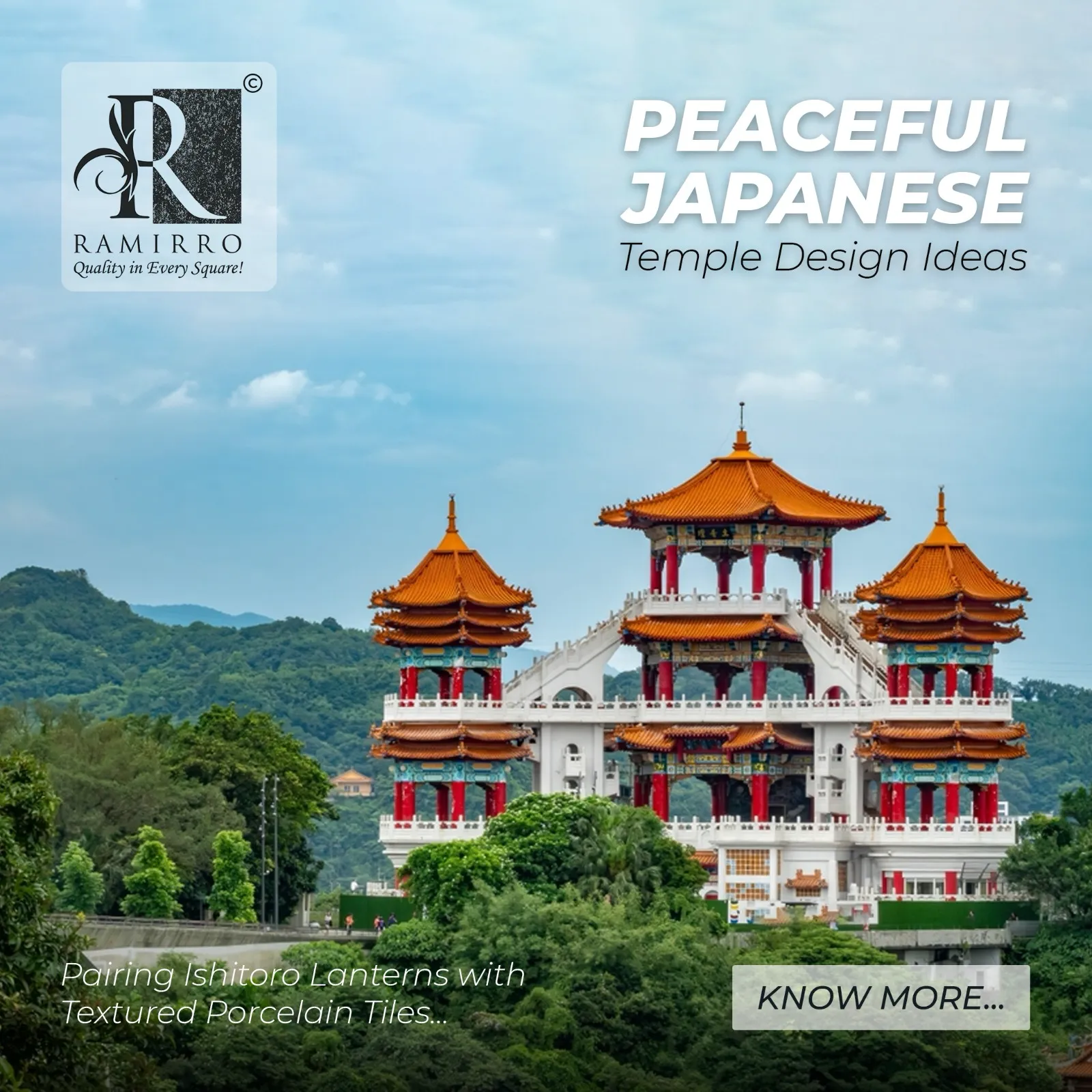 Peaceful Japanese Temple Design Ideas: Pairing Ishidoro Lanterns with ...