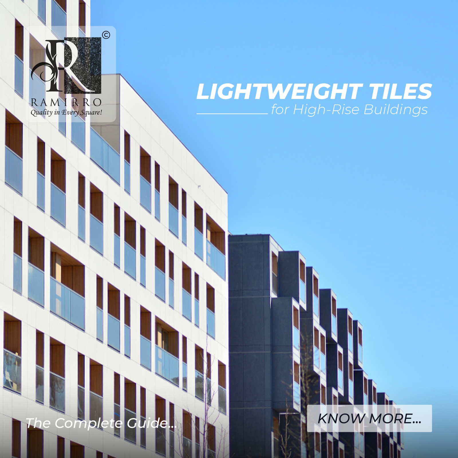 Lightweight Tiles for High-Rise Buildings: The Complete Guide - Ramirro